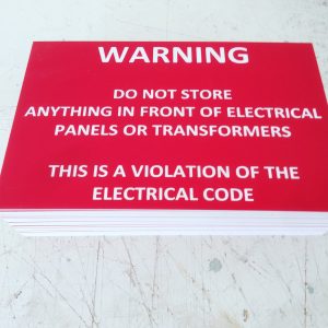 Lamacoid Labels - Custom Plastic and Metal Lamacoid Tags