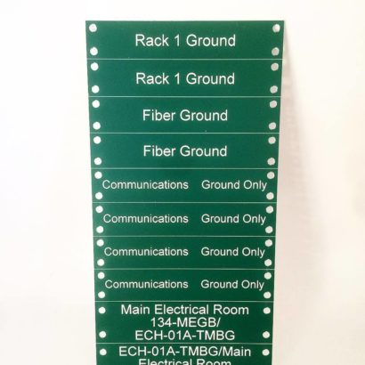 Lamacoid Labels - Custom Plastic and Metal Lamacoid Tags